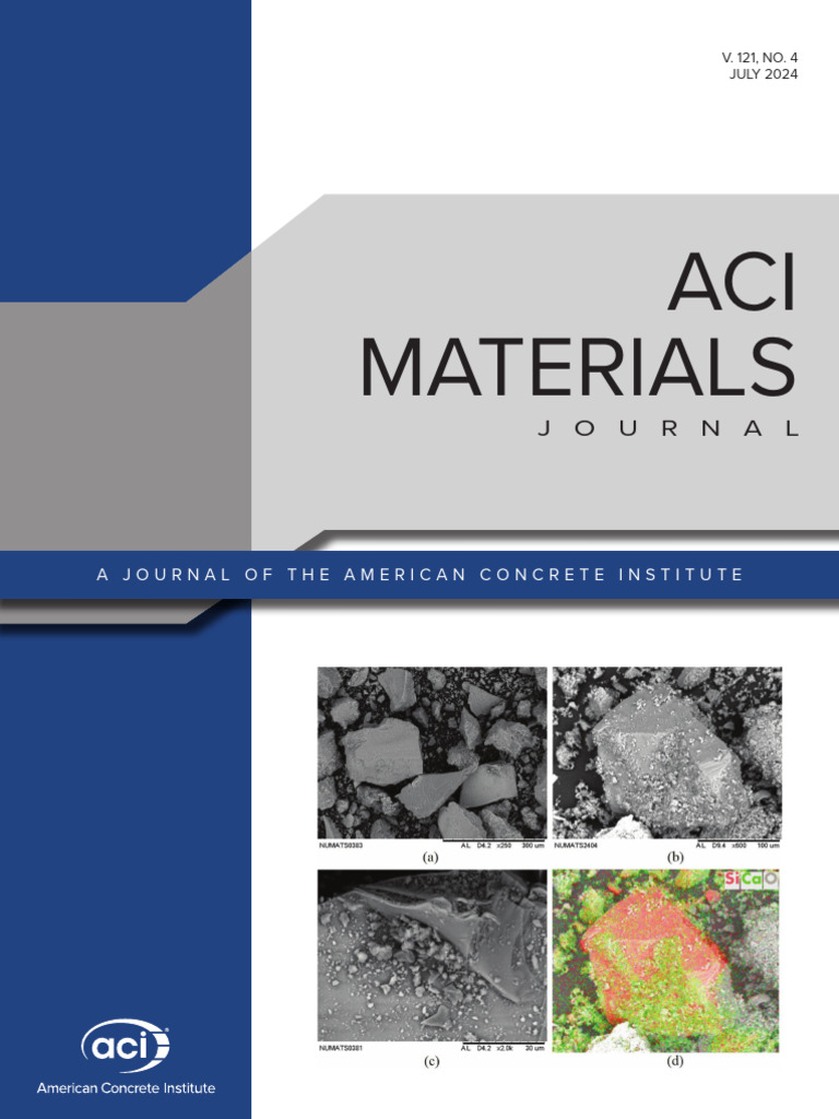ACI Materials Journal - July-2024-V.-121-No.-4 (1) 3 | PDF | Concrete ...