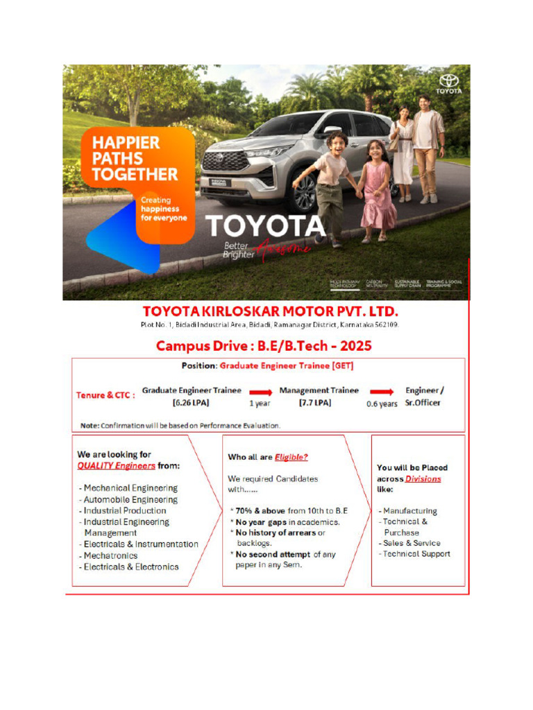 Toyota JD | PDF