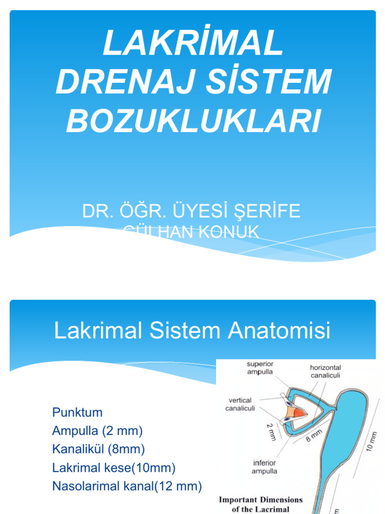 Lakrmal Sstem Boz. | PDF