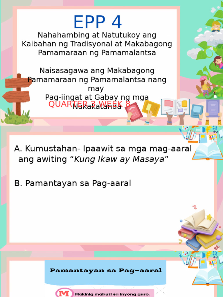 COT-EPP4-Q3 W8 | PDF