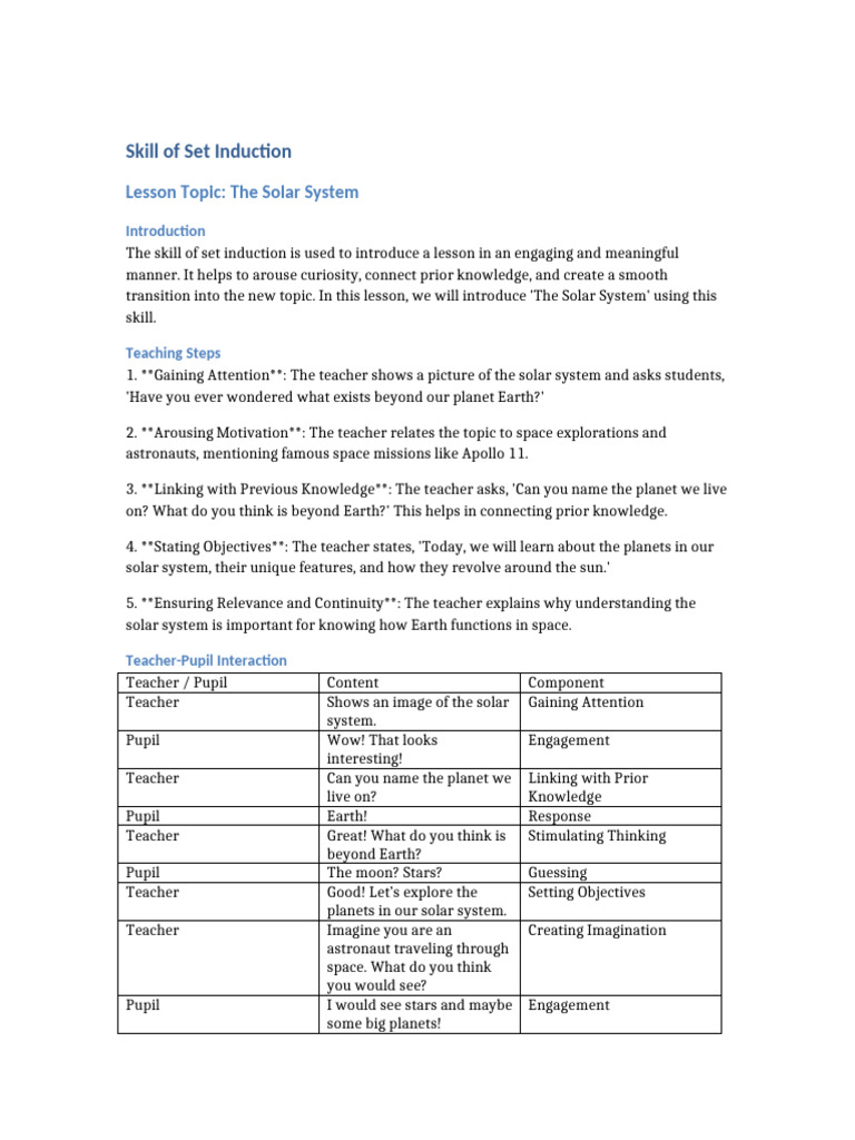 Expanded_Skill_of_Set_Induction_Solar_System | PDF | Planets | Solar System