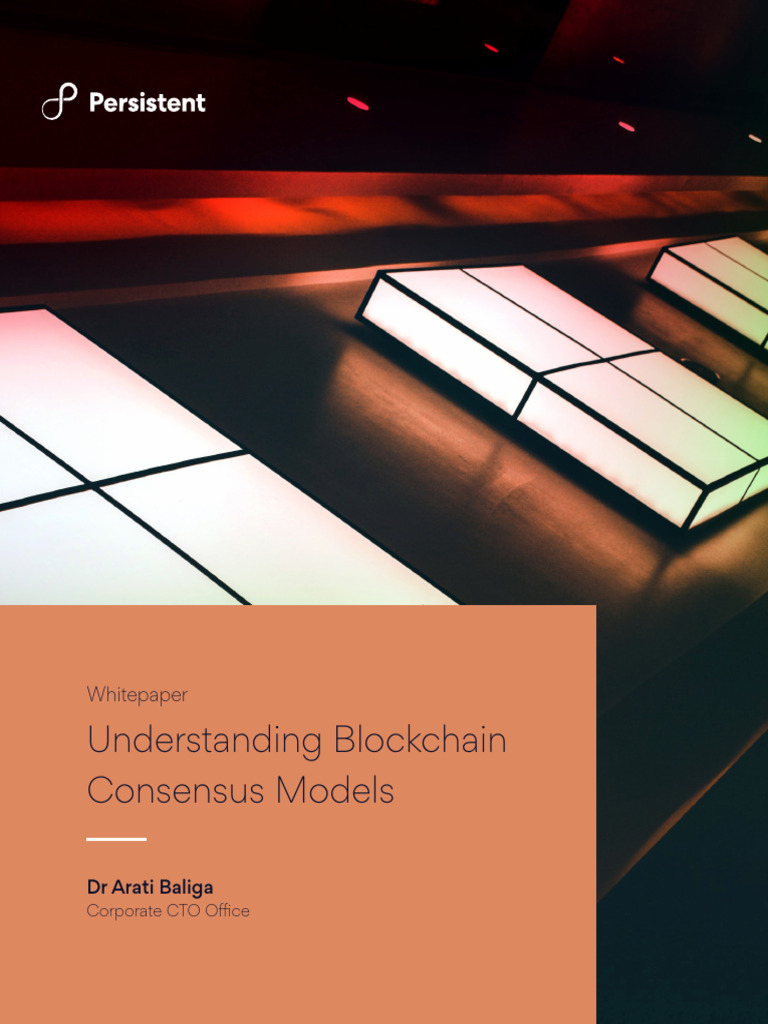 Blockchain Consensus Models Overview | PDF | Bitcoin | Computer Security