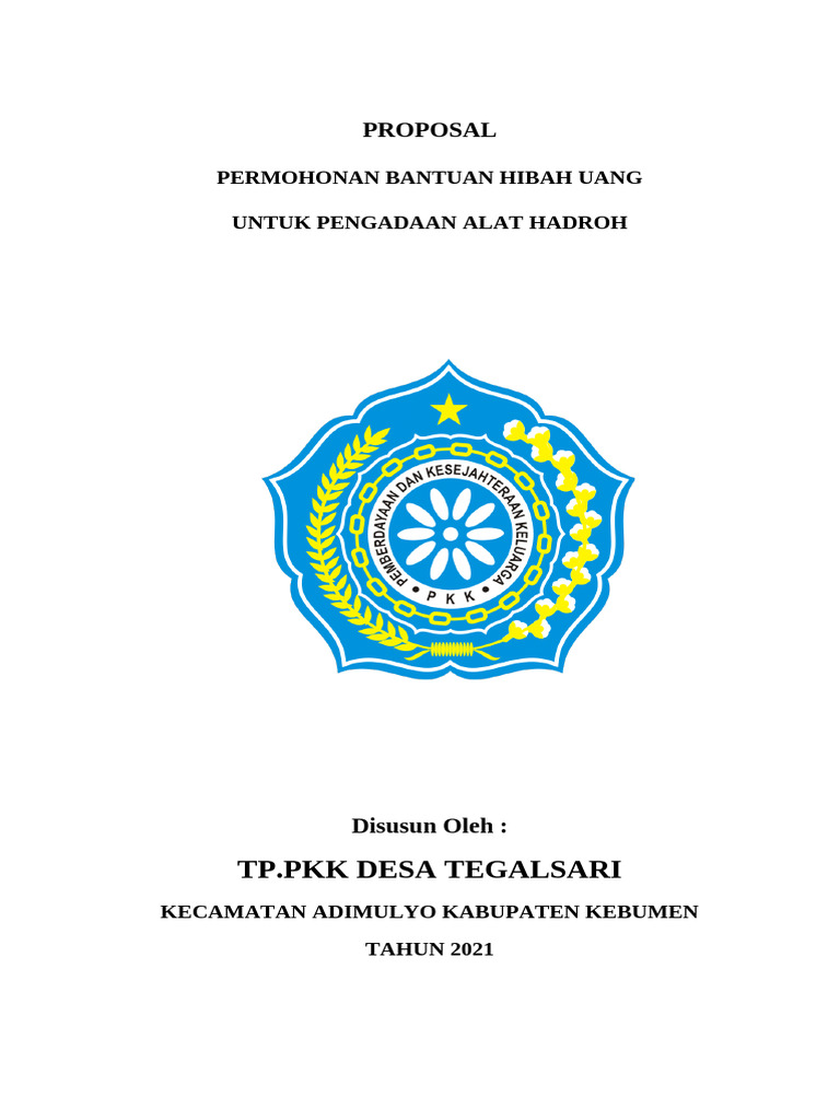Proposal Hibah Alat Hadroh 2021 | PDF