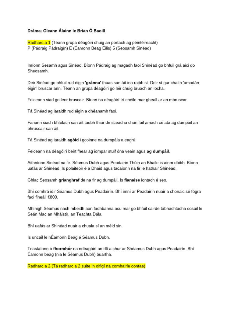 Gleann Álainn | PDF