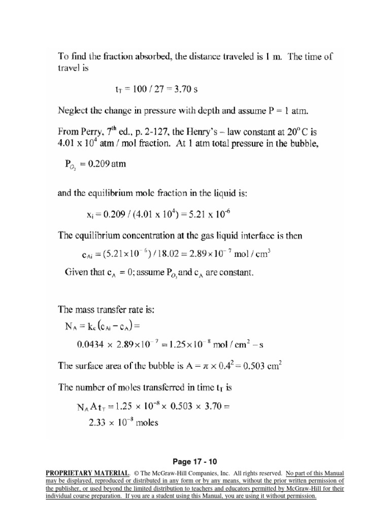 (Solutions Manual) Unit Operations of Chemical Engineering - McCabe ...