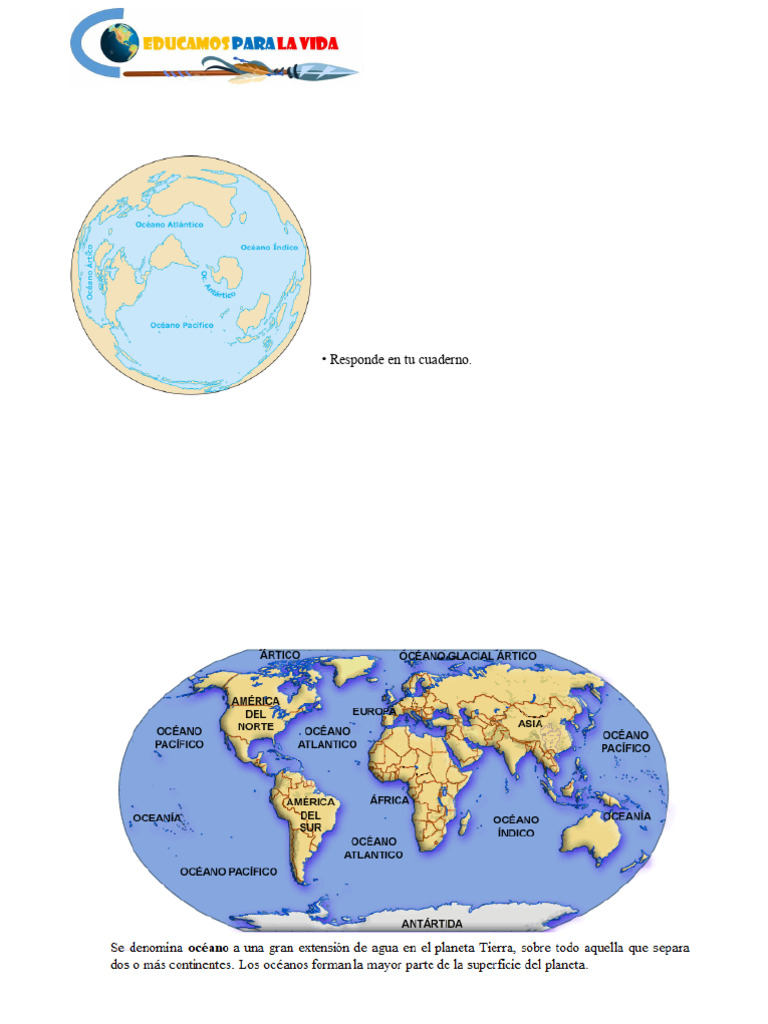GT 2020 CSC G6° Que Son Los Océanos | PDF | Marea | Costa