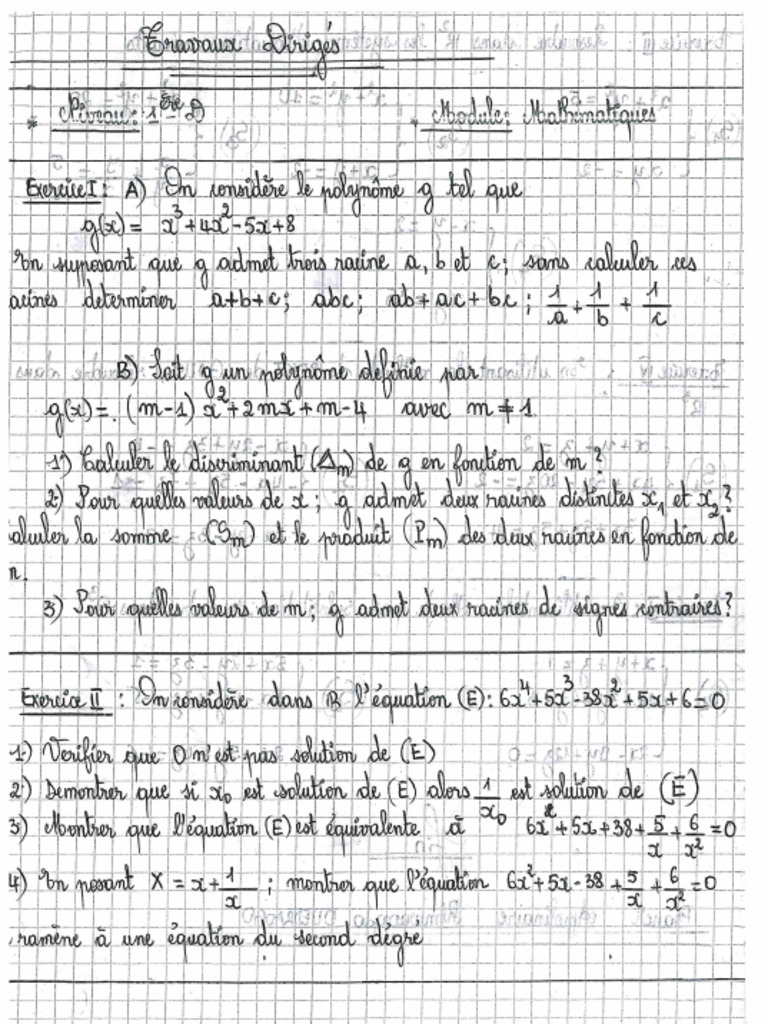 Travaux Dirigé | PDF