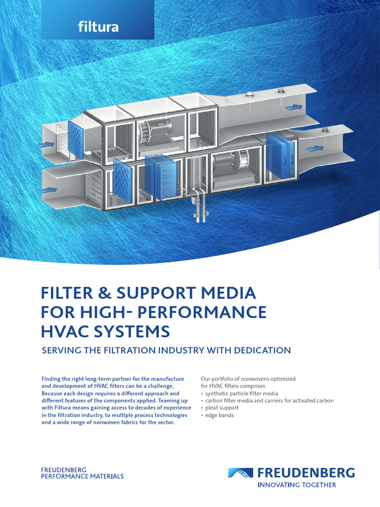 Filtura® Solutions Overview For HVAC Filtration Systems (EN) Copyrights Freudenberg Performance ...