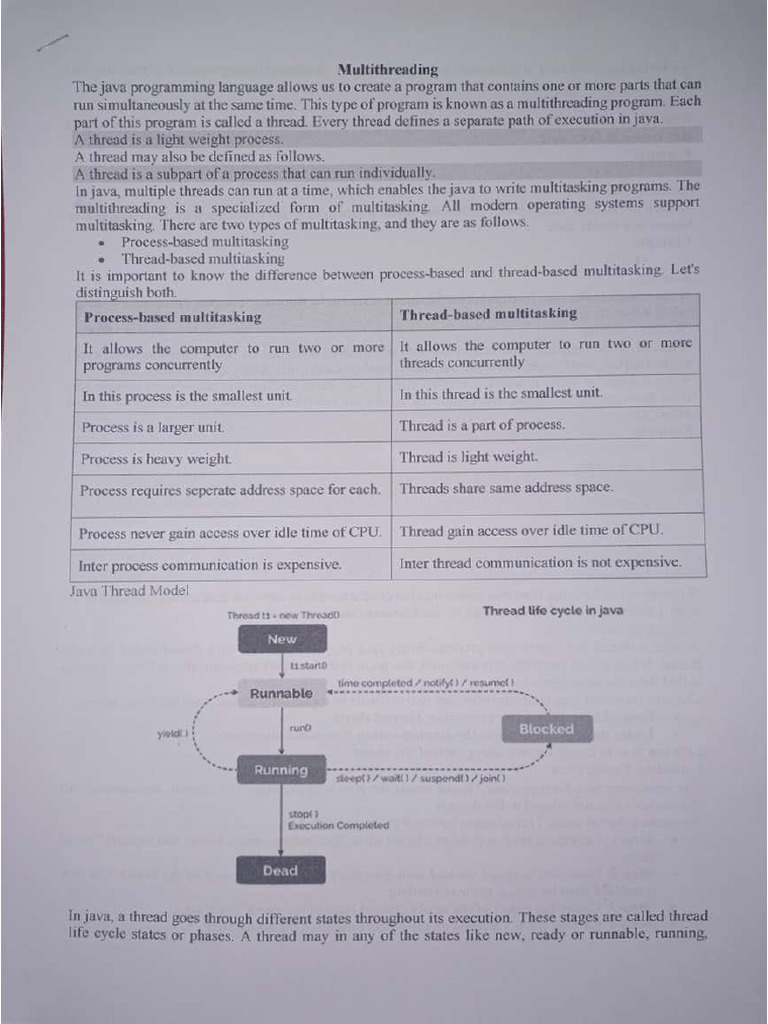 Multi Threading | PDF