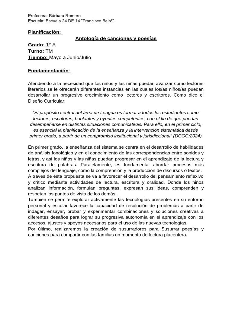 Antologia de Canciones y Poesías | PDF | Enseñando | Poesía