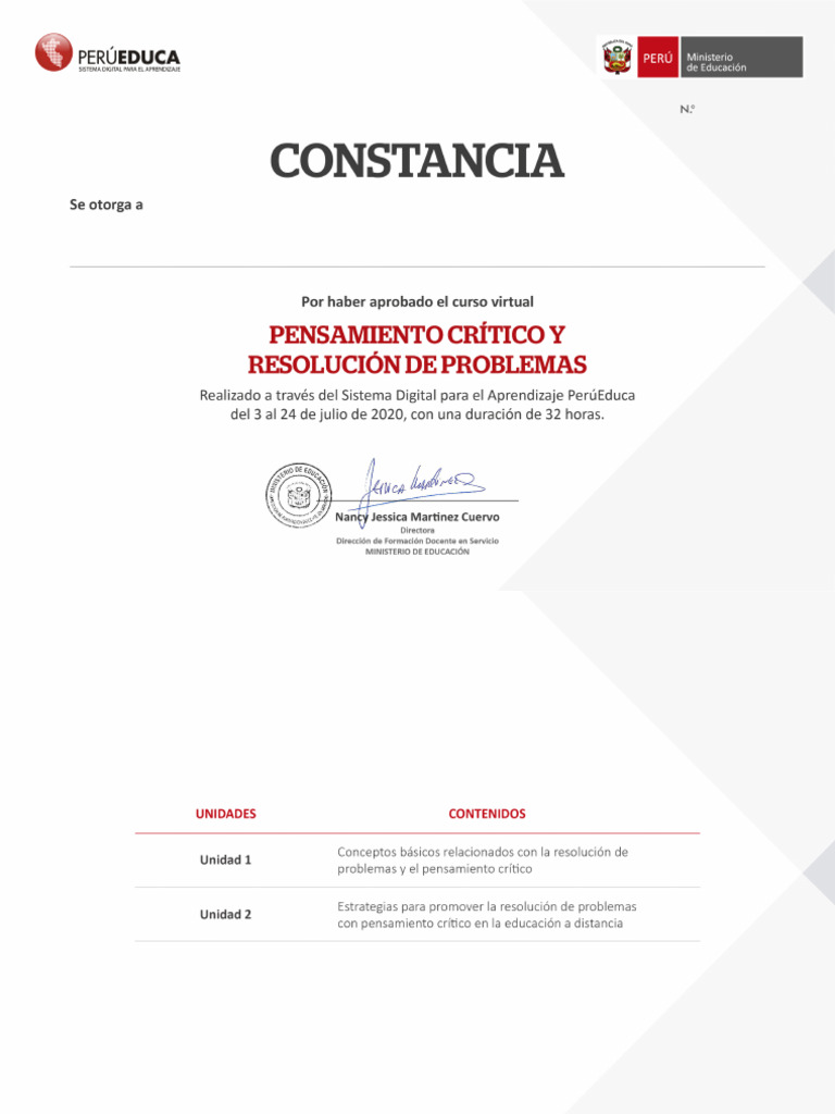 Pensamiento Critico y Resolucion de Problemas | PDF