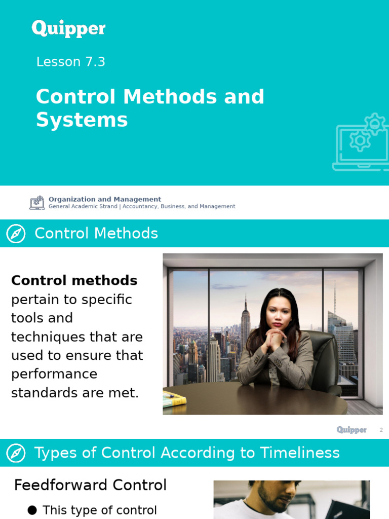O - Control Methods and Systems | PDF | Business