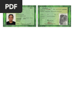 Modelo de RG Frente e Verso | PDF | Governo e personalidade | Documento