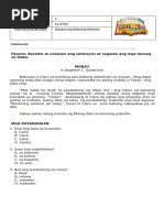 CRLA - ASSESSMENT TOOL For POST TEST | PDF