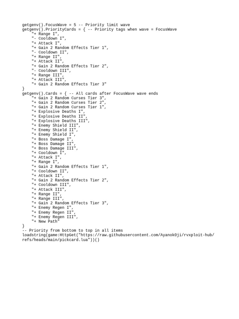 Getgenv()Focus 1 | PDF