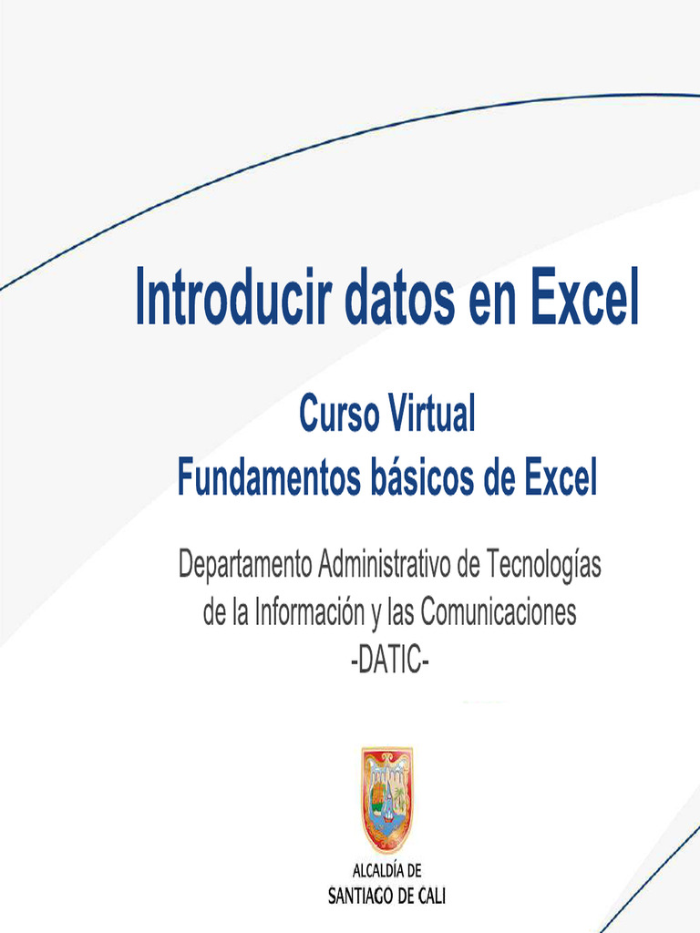 Introducir Datos En Excel Pdf 0039