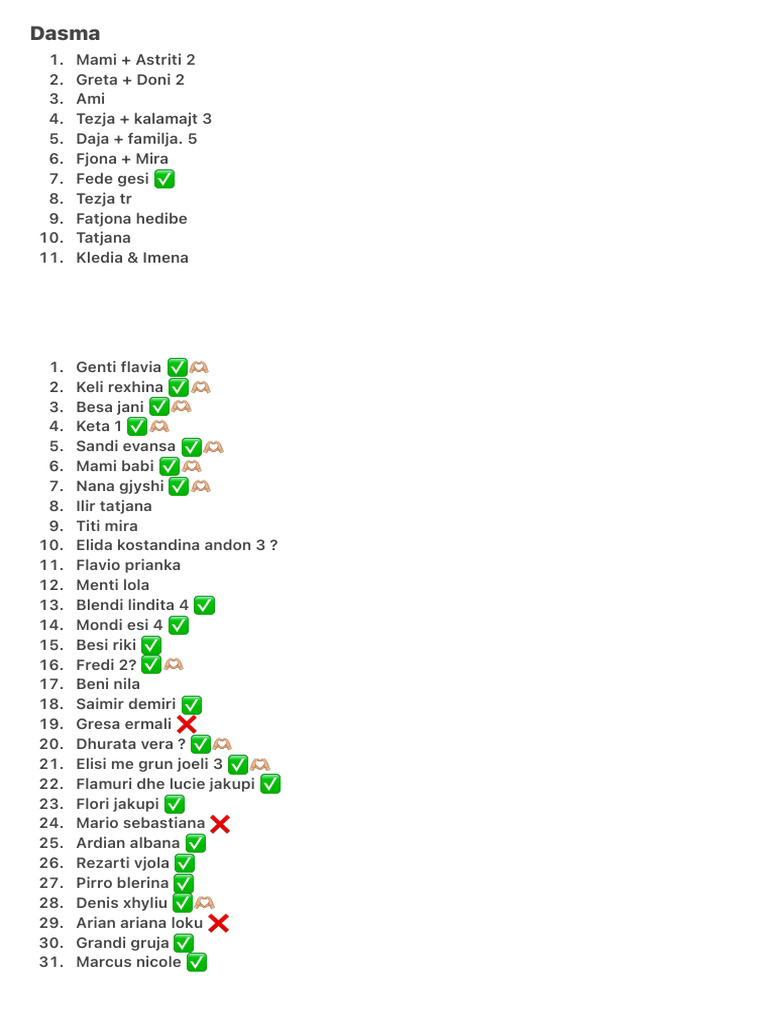 Dasma | PDF