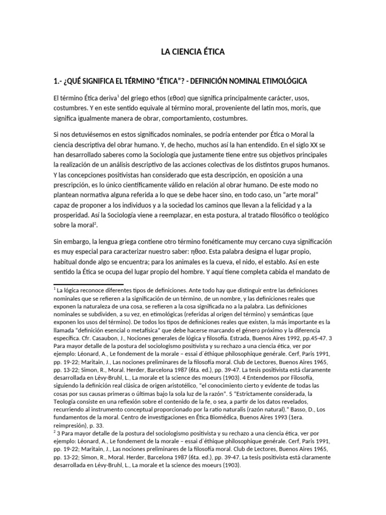La Ciencia Etica | PDF | Moralidad | Razón