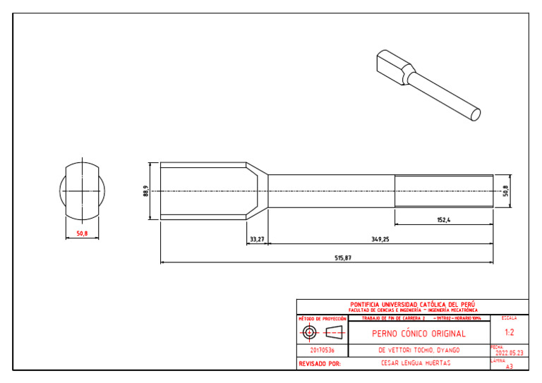 Perno Alargado | PDF