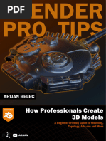 8 Tips for Clean Blender Topology | PDF | Polygon | Blender (Software)