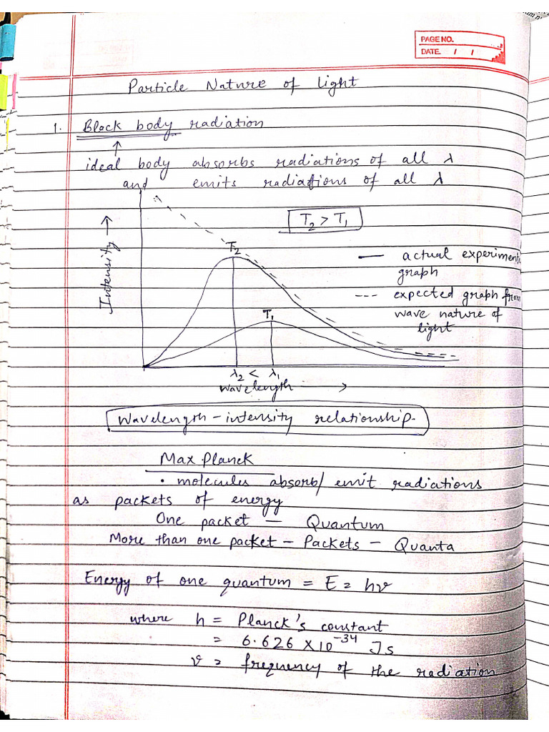 Bohr's model (for hydrogen atom and hydrogen like ions) | PDF