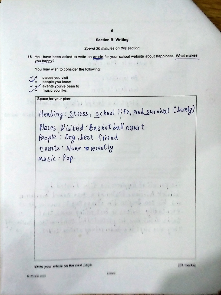 2023 English paper 1 writing task | PDF