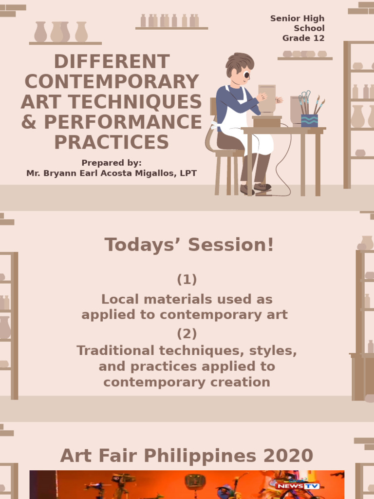 Different Contemporary Art Techniques and Performance Practices | PDF ...