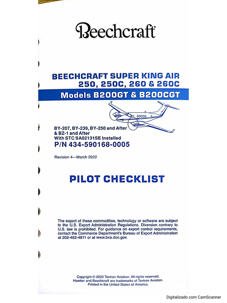 B200GT Abnormal Checklist | PDF