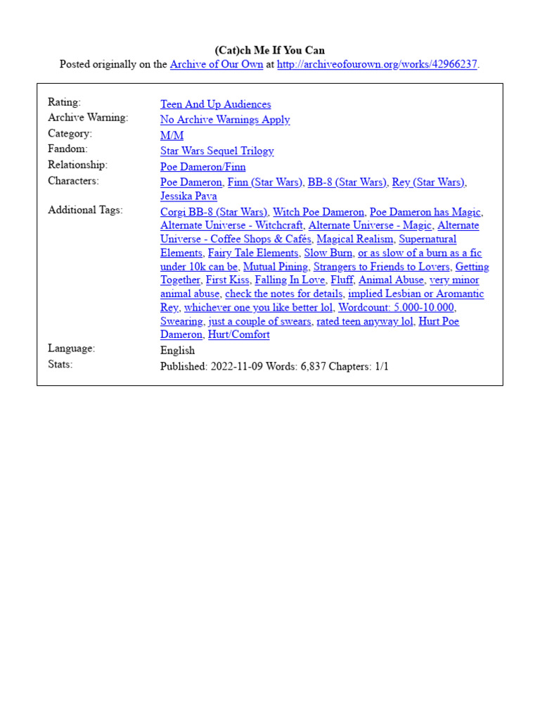 Catch_Me_If_You_Can | PDF | Cats