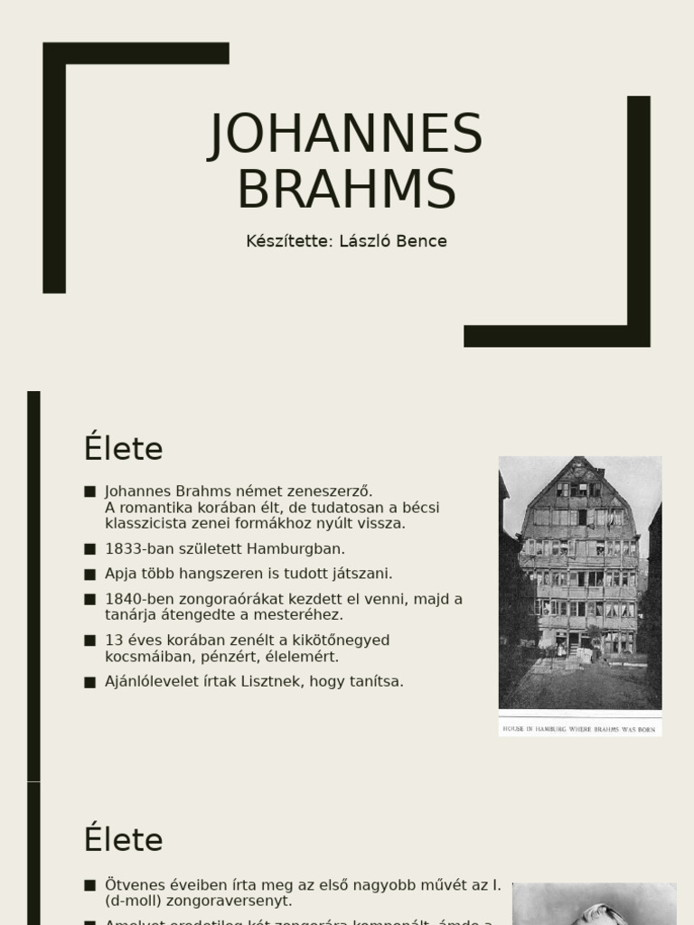 Johannes Brahms | PDF