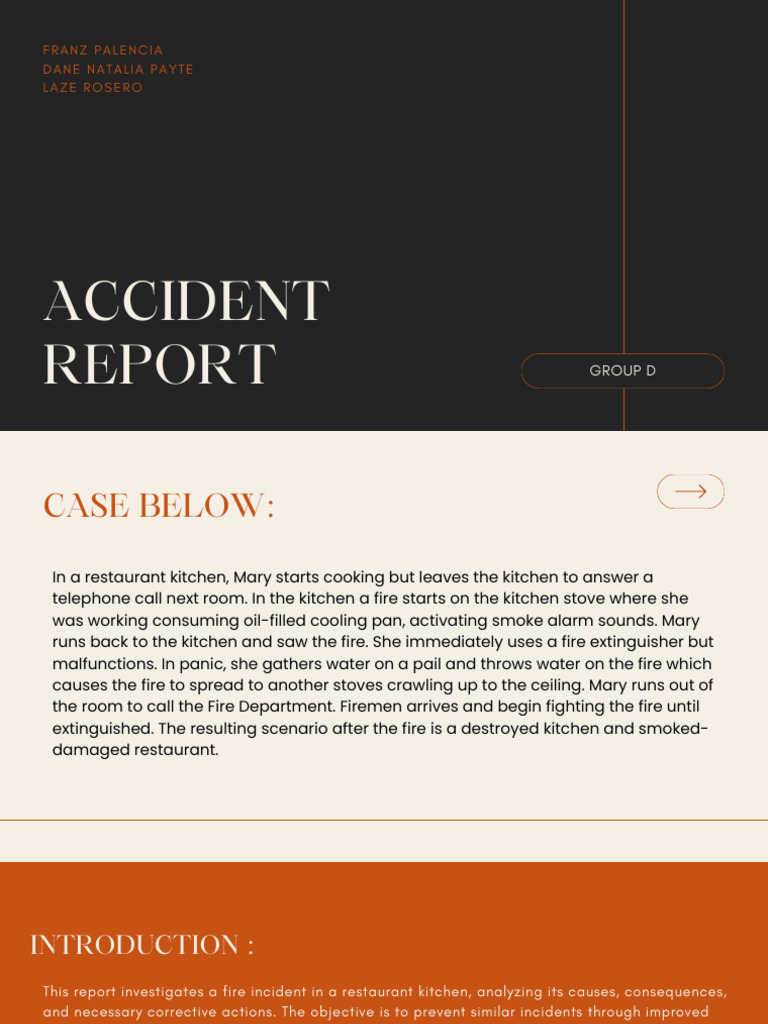 Restaurant Fire Incident Analysis Report | PDF | Fire Safety | Fires