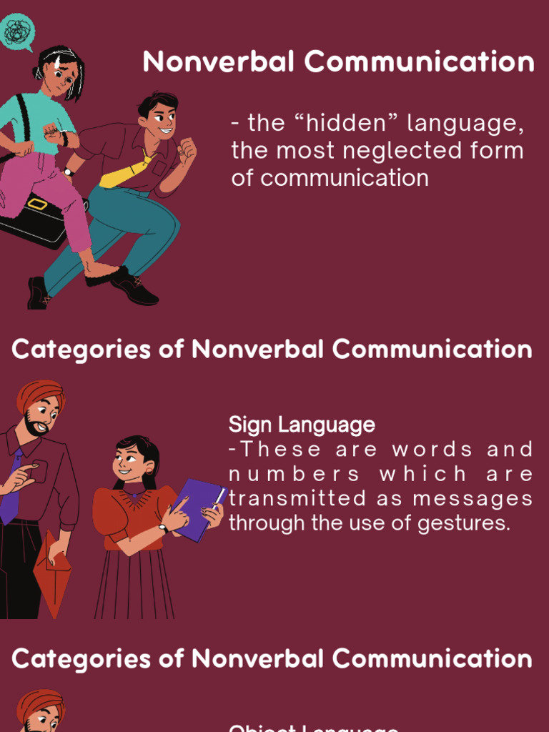 Understanding Nonverbal Communication | PDF | Nonverbal Communication ...