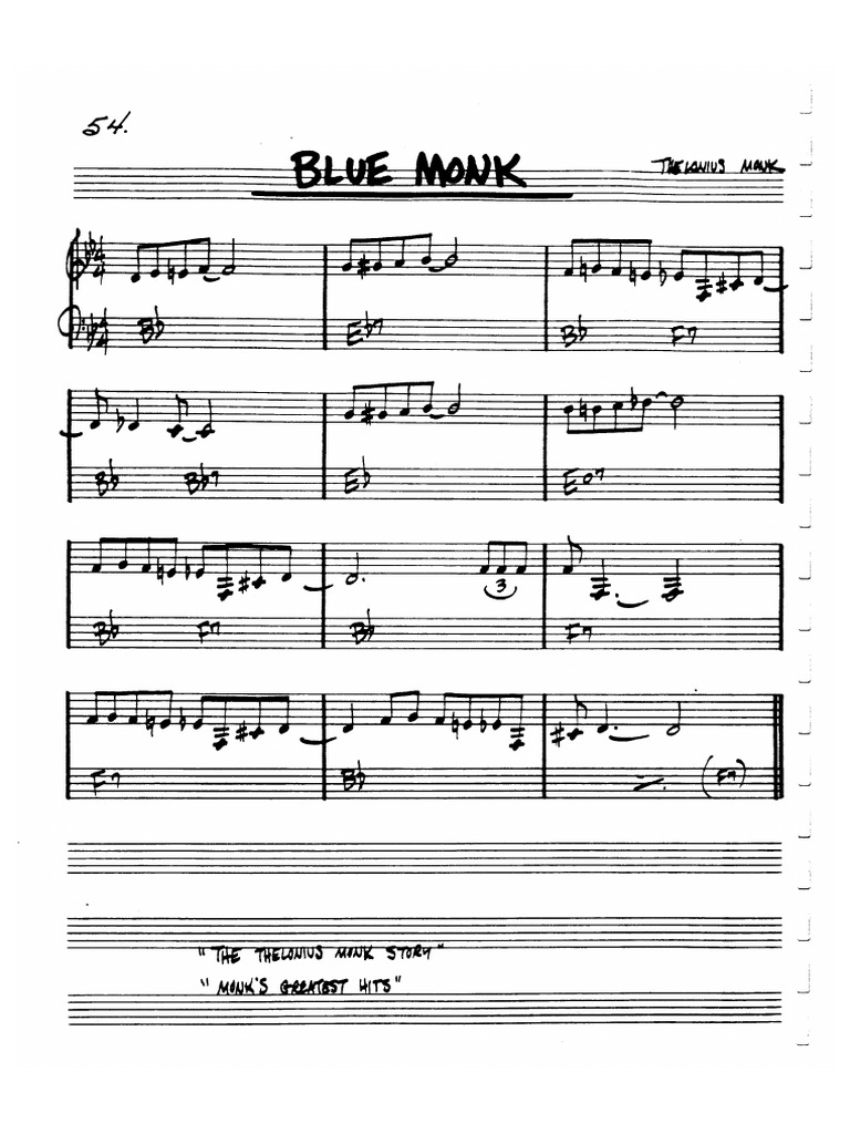 Blue Monk | PDF