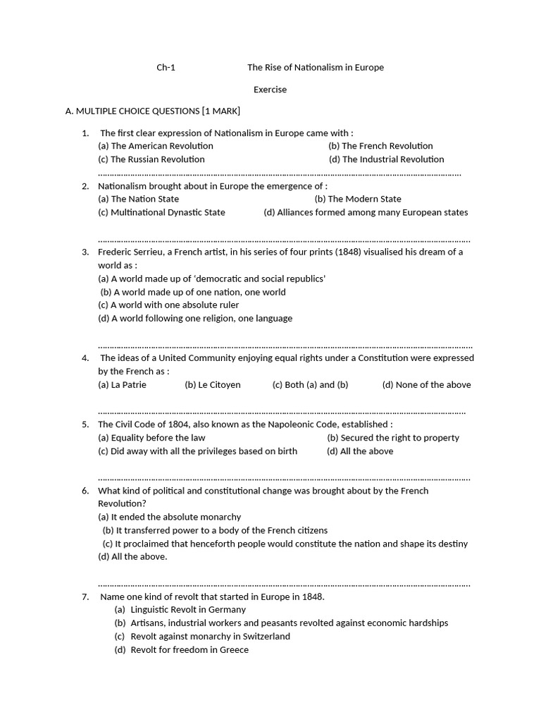 Nationalism in 19th Century Europe | PDF | Ideologies | Political Science