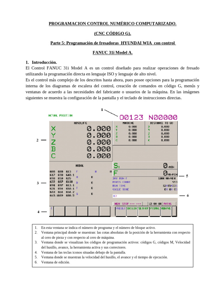 Programación Control Númerico_Parte 5 | PDF | Control numerico | Ciencias de la Computación