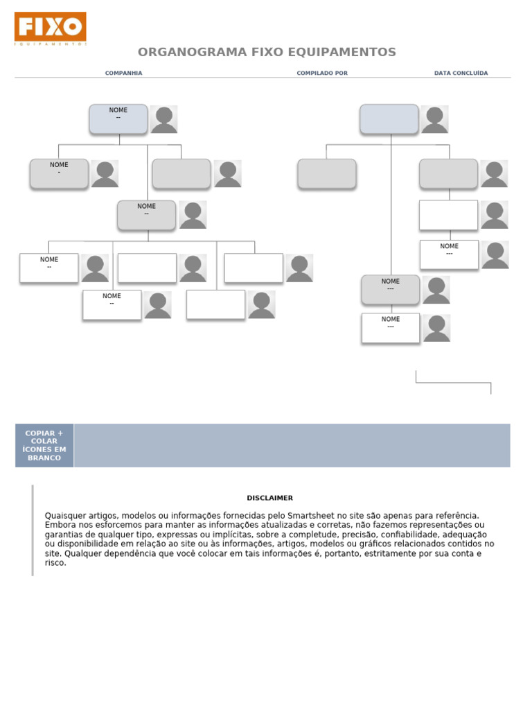 Organograma de Equipamentos da Companhia | PDF