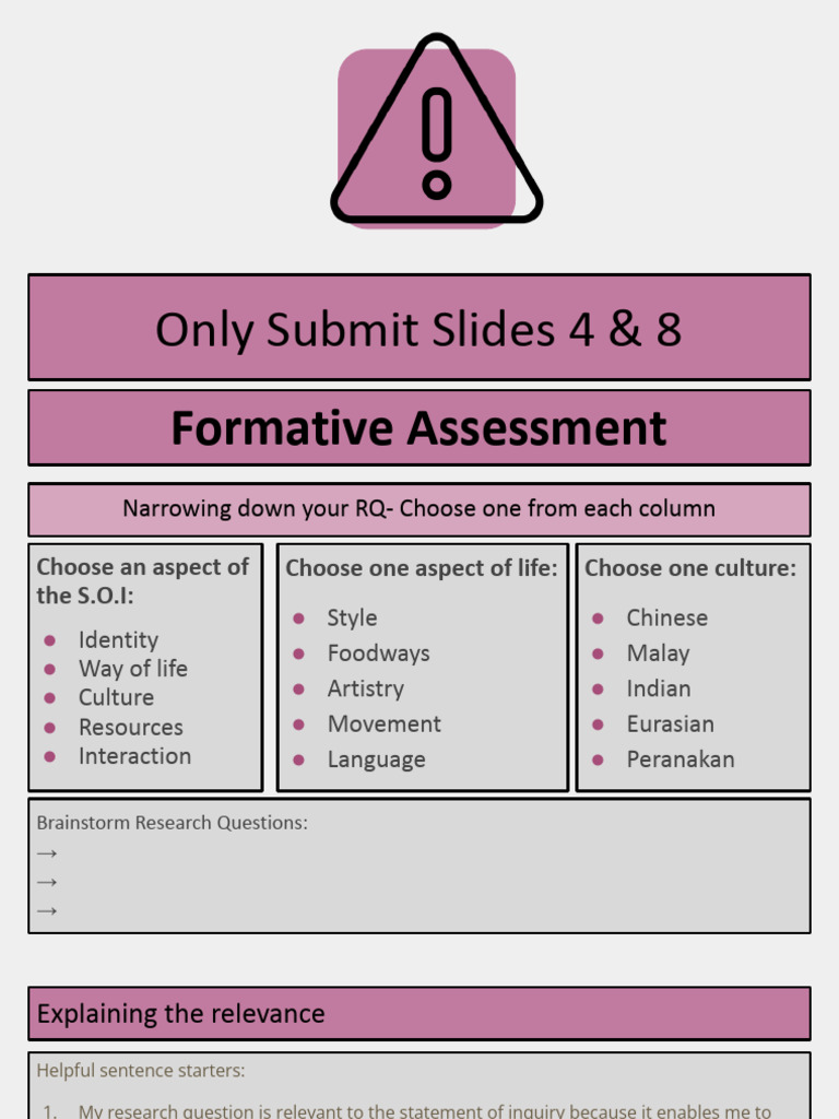 Formative Assessment: Learner Slides | PDF | Human Communication