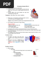 Blood and Circulation, iGCSE Biology | PDF | Circulatory System ...