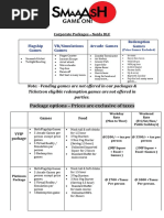 Torq03 - Corporate Rate Card | PDF | Cocktails | Drink