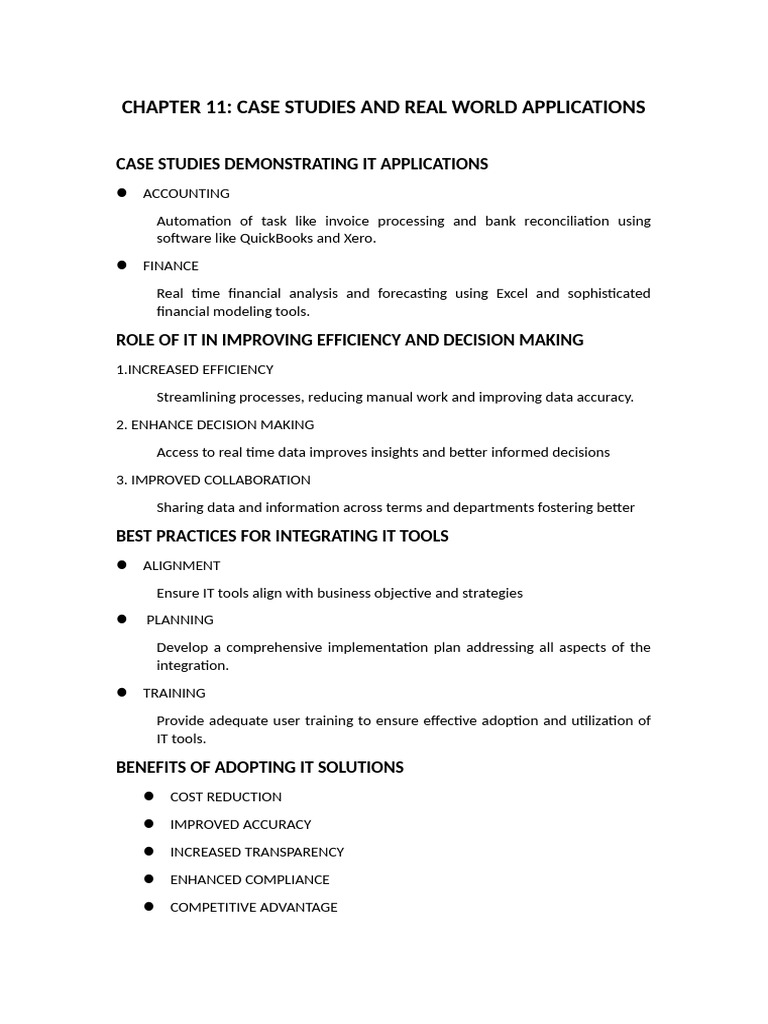 Soft Copy Case Studies and Real World Applications | PDF | Computer ...