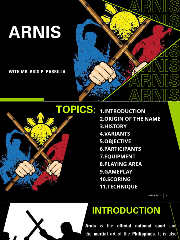 Arnis: The Philippine Martial Art Guide | PDF
