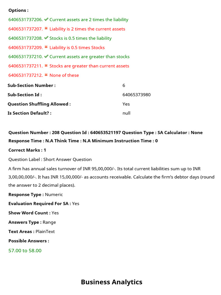 Business Analytics Exam Questions | PDF | Linear Programming | Applied ...