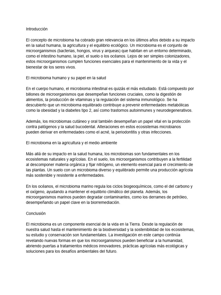 Micro Bio Ma | PDF | Microorganismo | Naturaleza