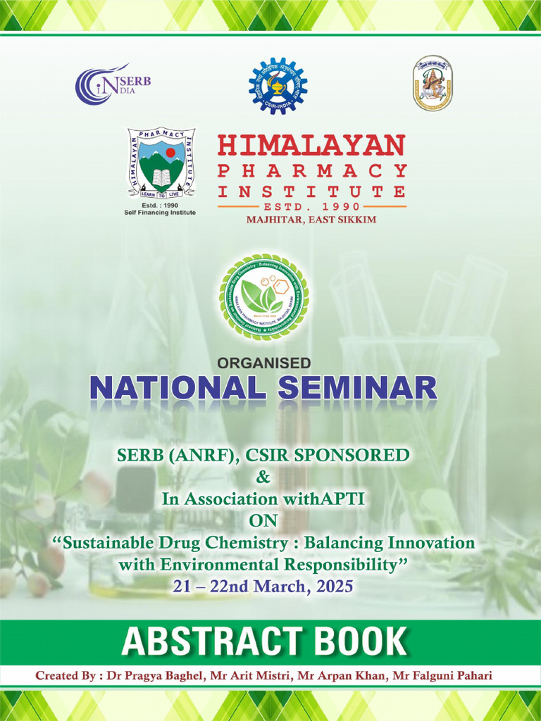 Abstract Book NSSDC-2025 | PDF | Sustainability