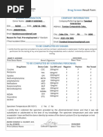 Negative Drug Test Results | PDF | Drug Test | Psychoactive Drugs