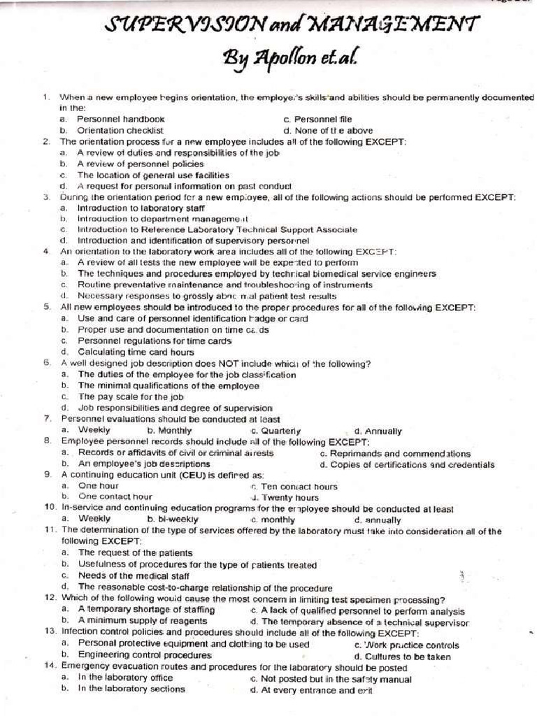 Supervision Management Pdf