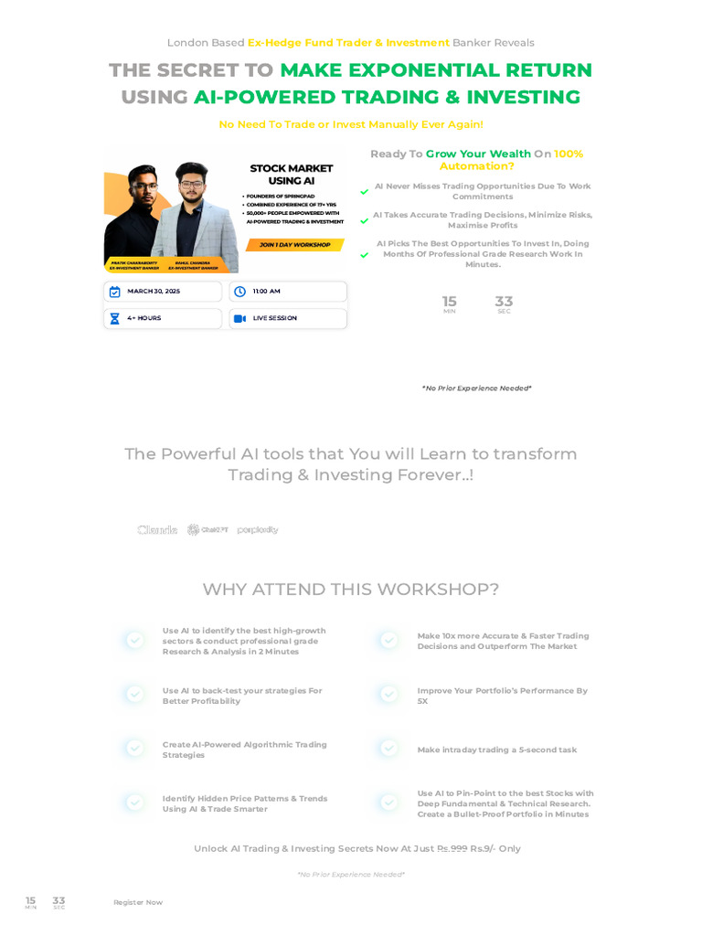 Stock Market Using AI - SpringPad | PDF | Artificial Intelligence ...