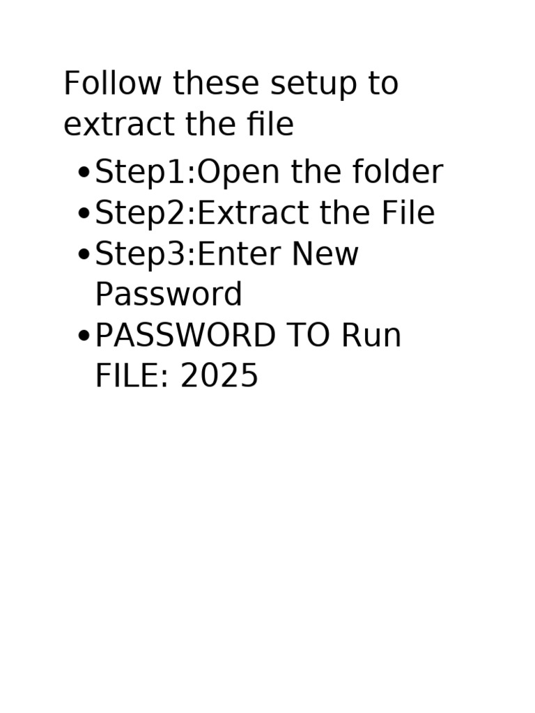 Steps To Unlock The File | PDF