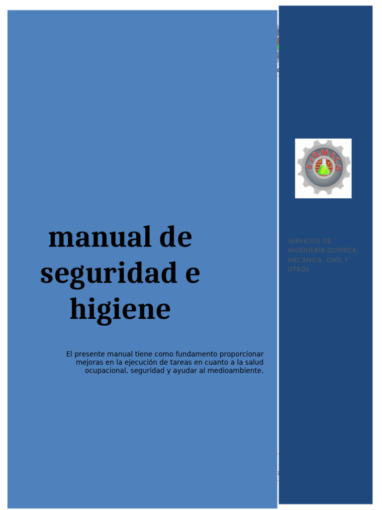 Manual de Higiene y Seguridad Ric | PDF | Seguridad y salud ocupacional | ruido