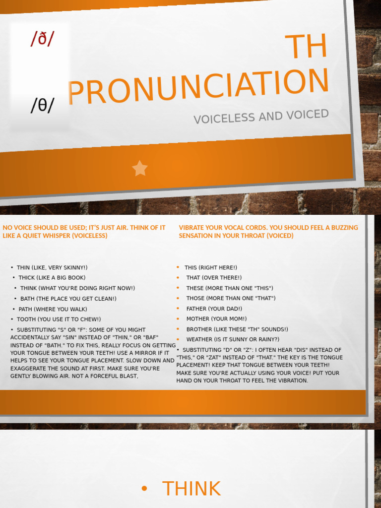 TH Pronunciation | PDF | Stress (Linguistics) | Language Families